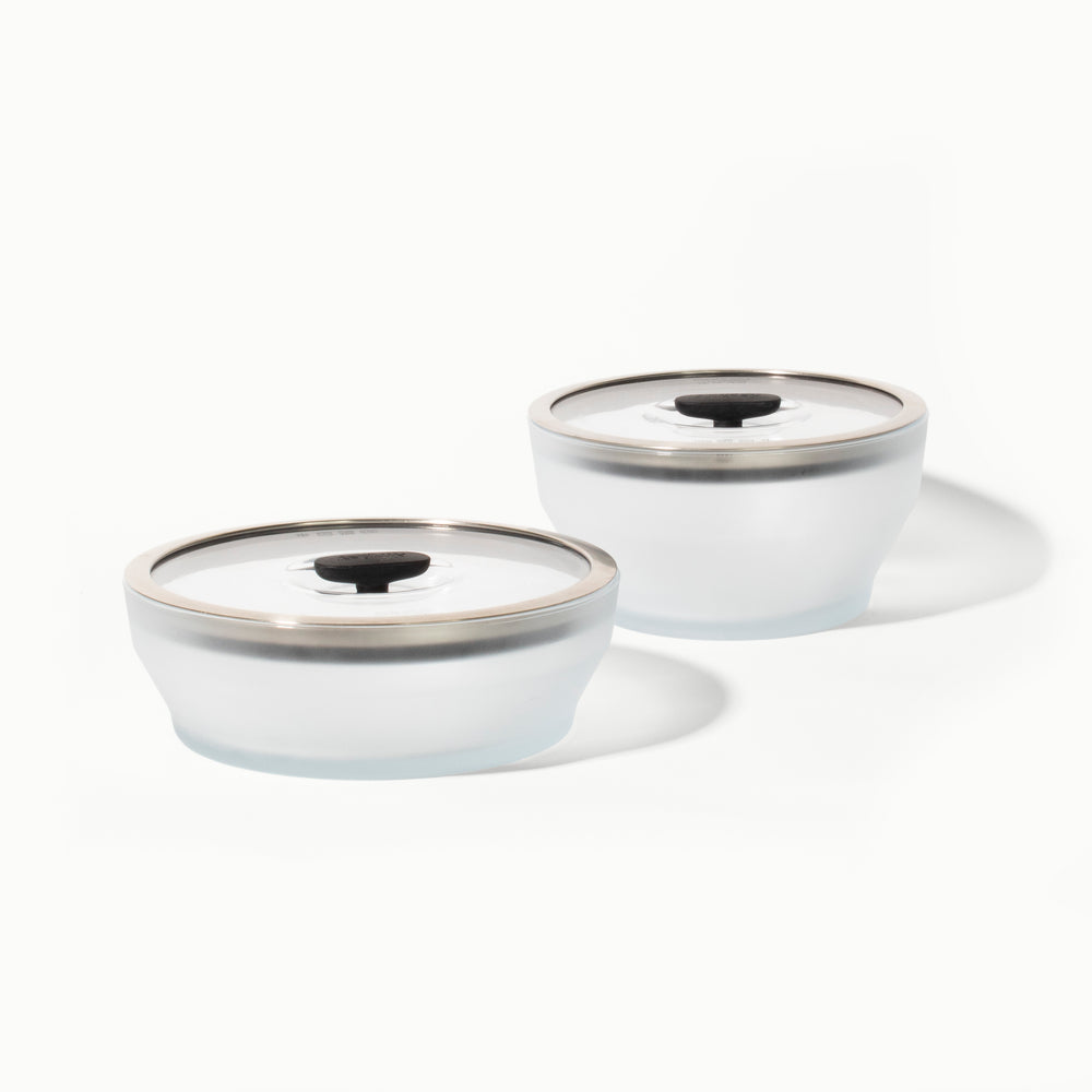 4-Piece Glass Microwave Cookware & Food Storage Set – Anyday