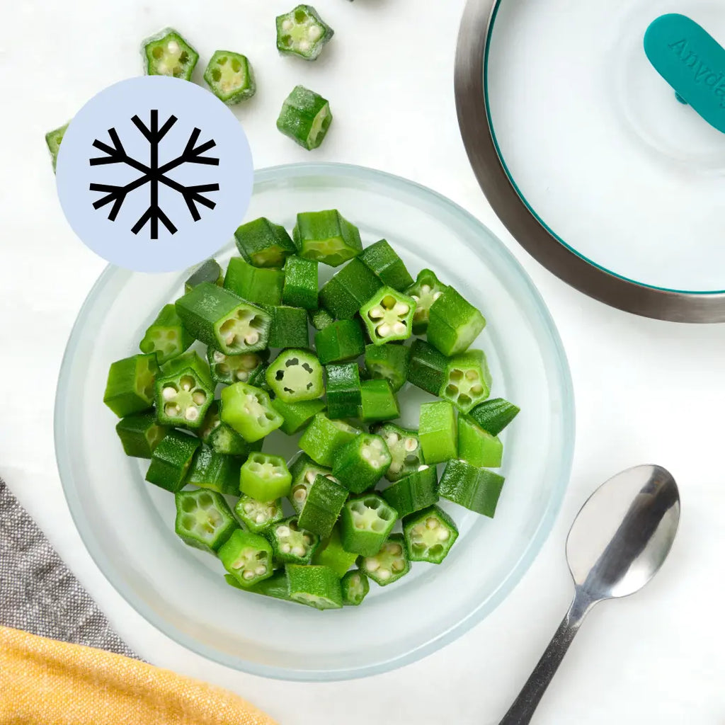 how to cook frozen okra without the slime