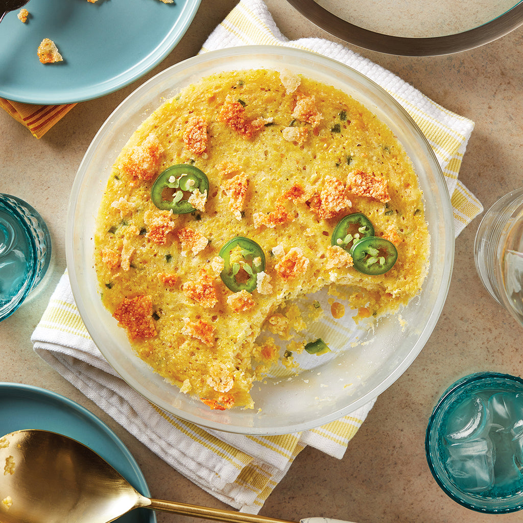 Creamy Corn Spoonbread in the Microwave | Anyday