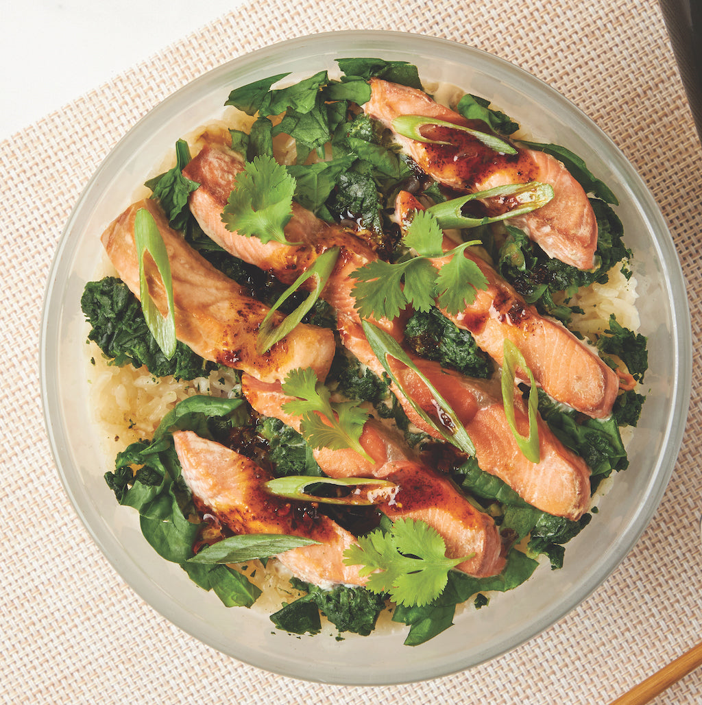 Easy Salmon Rice in the Microwave | Anyday