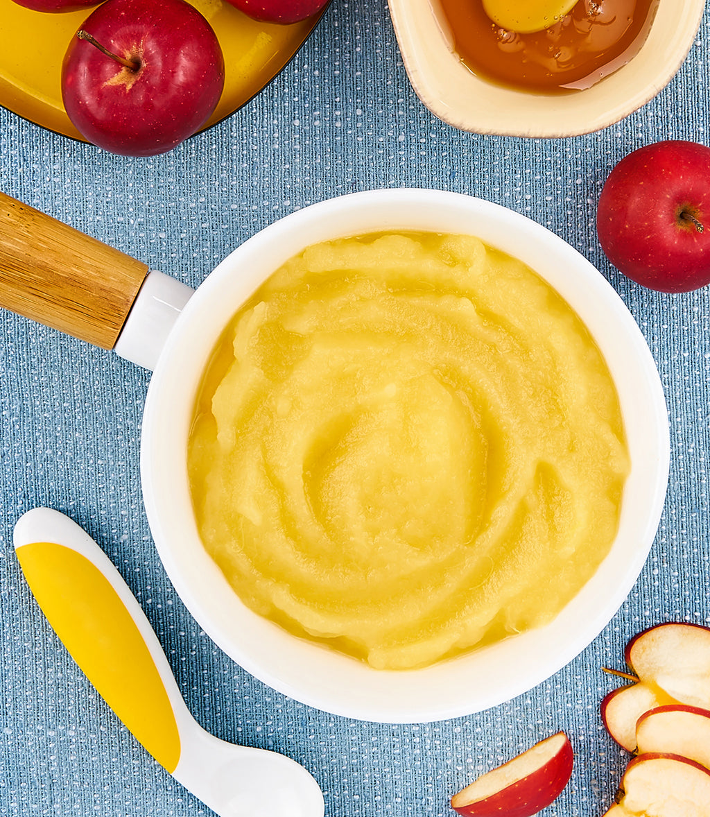 Apple Puree Baby Food in the Microwave | Anyday